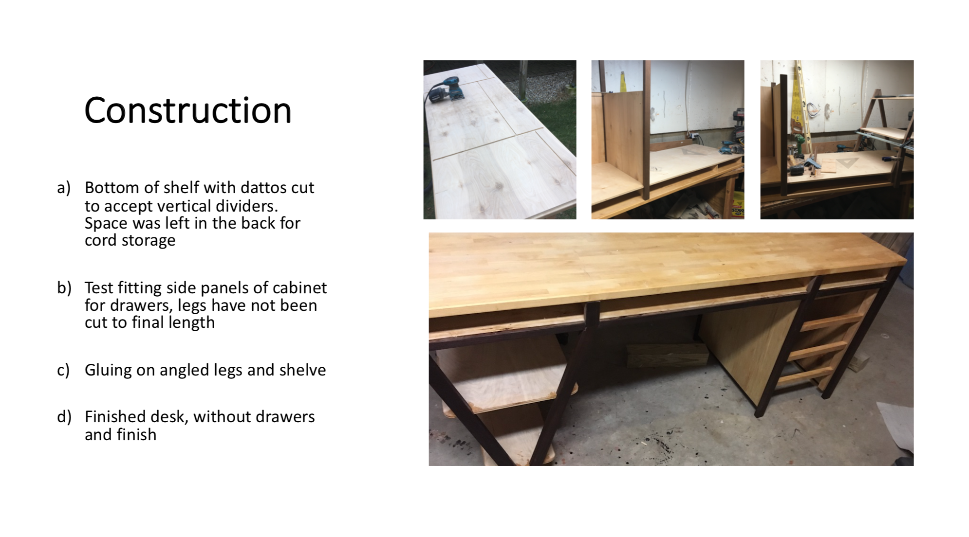 Modern Desk Build – reed